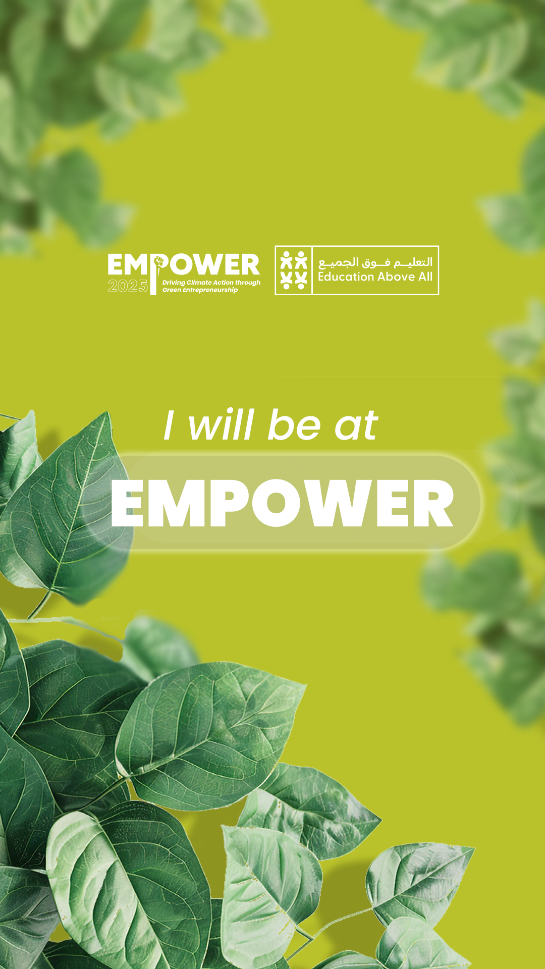 EMPOWER 2025 - Driving Climate Action through Green Entrepreneurship | Education Above All ...